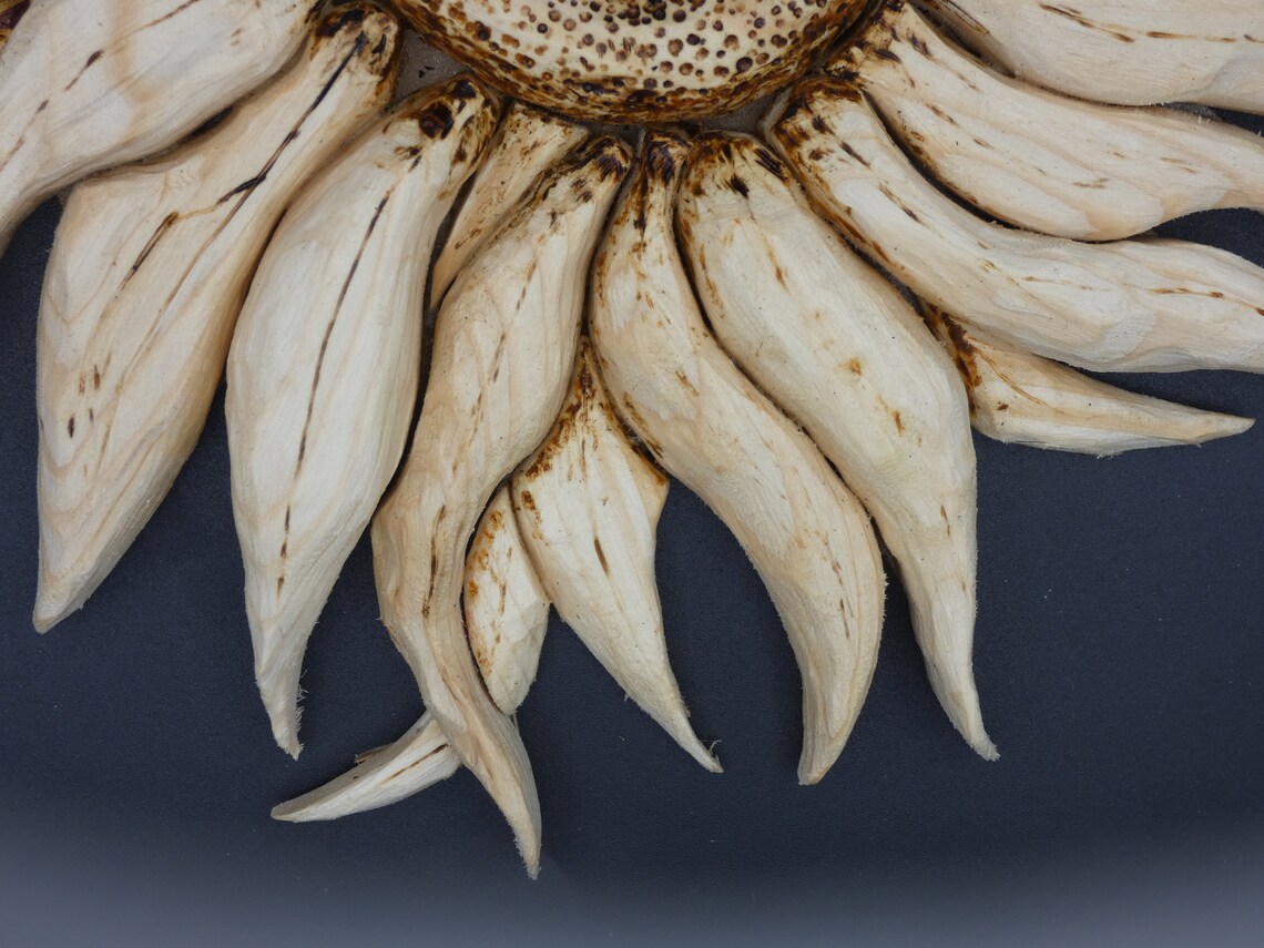 Tutorial and Technical Diagram to Create a Sunflower Flower in Intarsia ...
