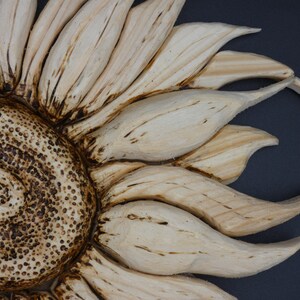 Tutorial and Technical Diagram to Create a Sunflower Flower in Intarsia ...