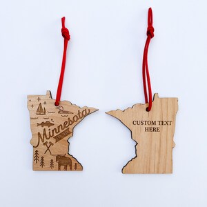 Love From Minnesota Keepsake Ornament - Etsy