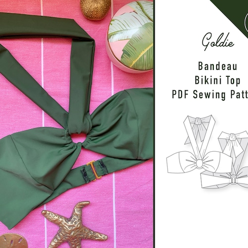 Reversible String Bikini Swimwear Sewing Pattern Women - Etsy