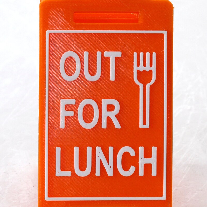 Gone to Lunch Sign - Etsy