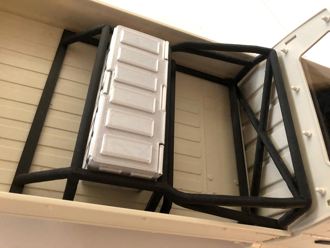 Roll Cage / Tire Rack + Toolbox for WPL D12 1/10 KEI Truck - Etsy