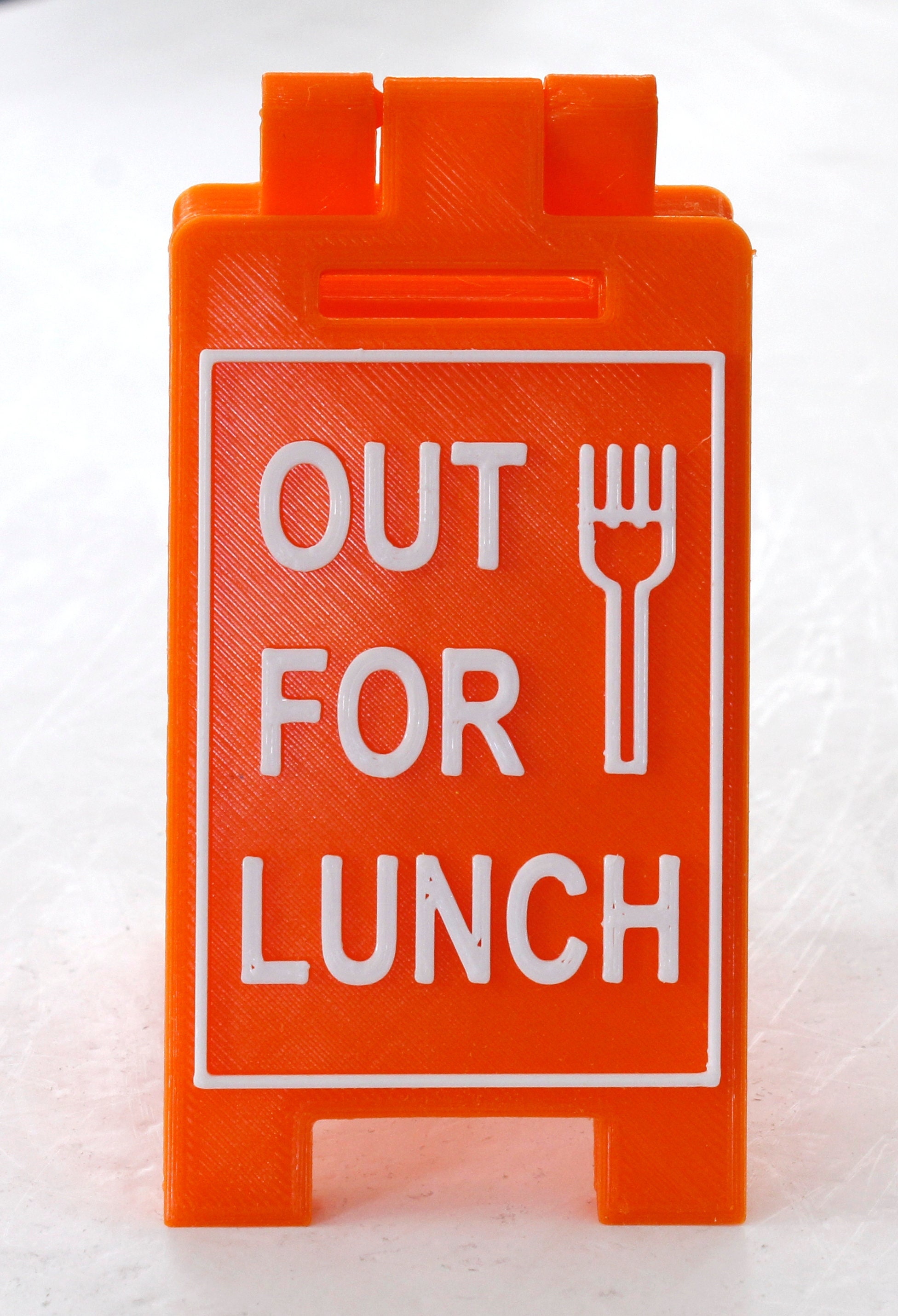 OUT FOR LUNCH Mini Floor Sign 3D Printed - Etsy