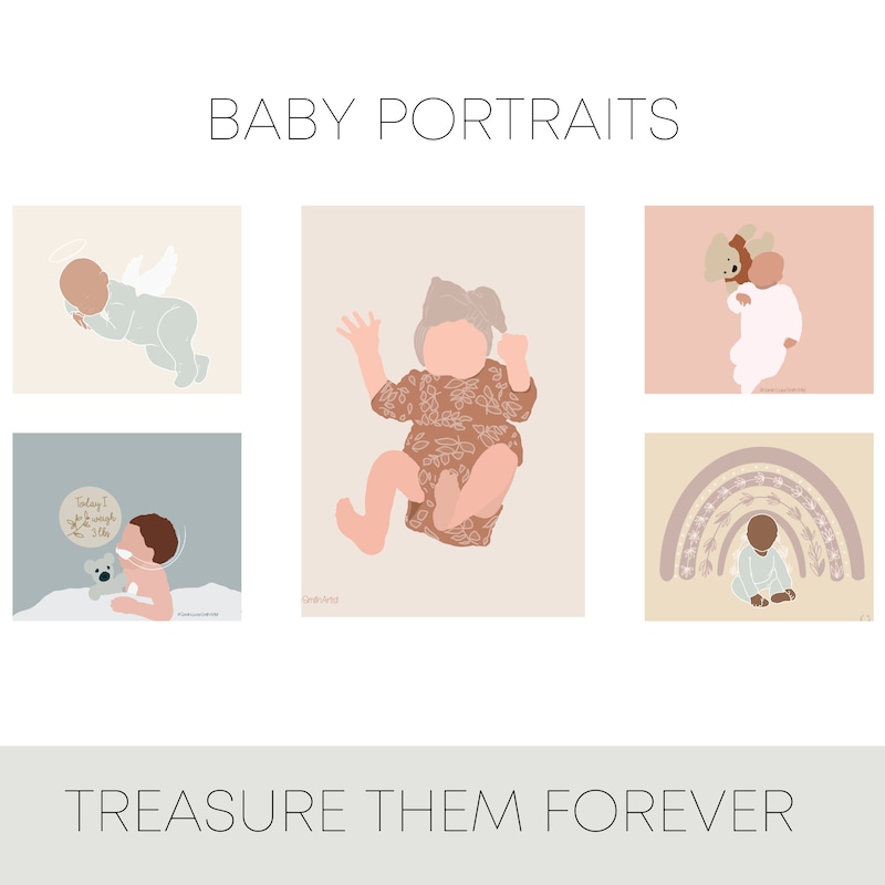 Faceless Print - Etsy