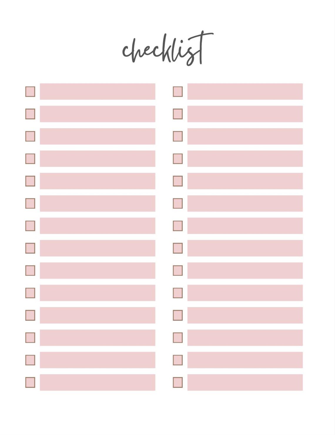 Simple Event Planner Template - Etsy