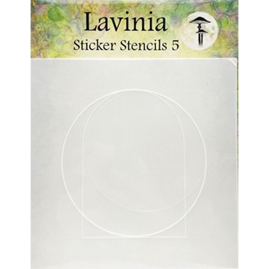 Sticker Stencils 5, Silhouette Collection by Lavinia Stamps - Etsy