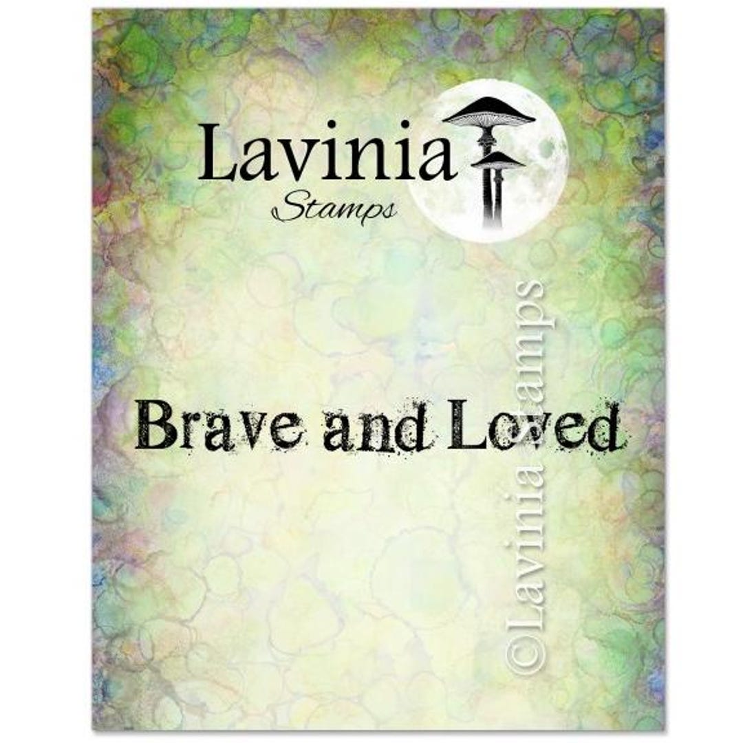 Brave and Loved Stamp by Lavinia Stamps *retired* - Etsy