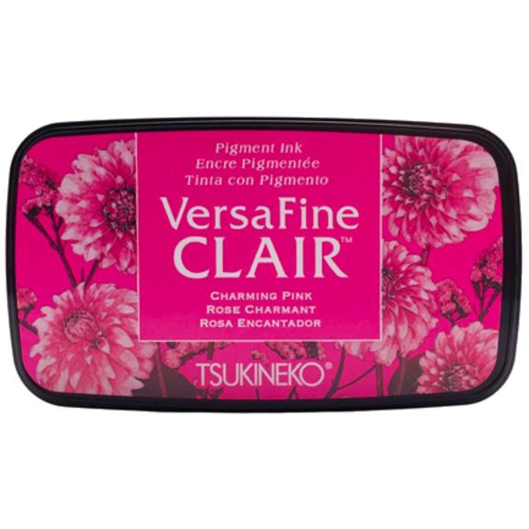 Versafine Clair Ink Pad, Charming Pink by Tsukineko - Etsy