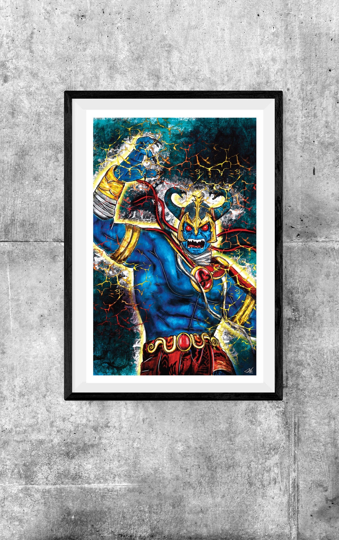 Mumm-ra 11" X 17" Art Print - Etsy