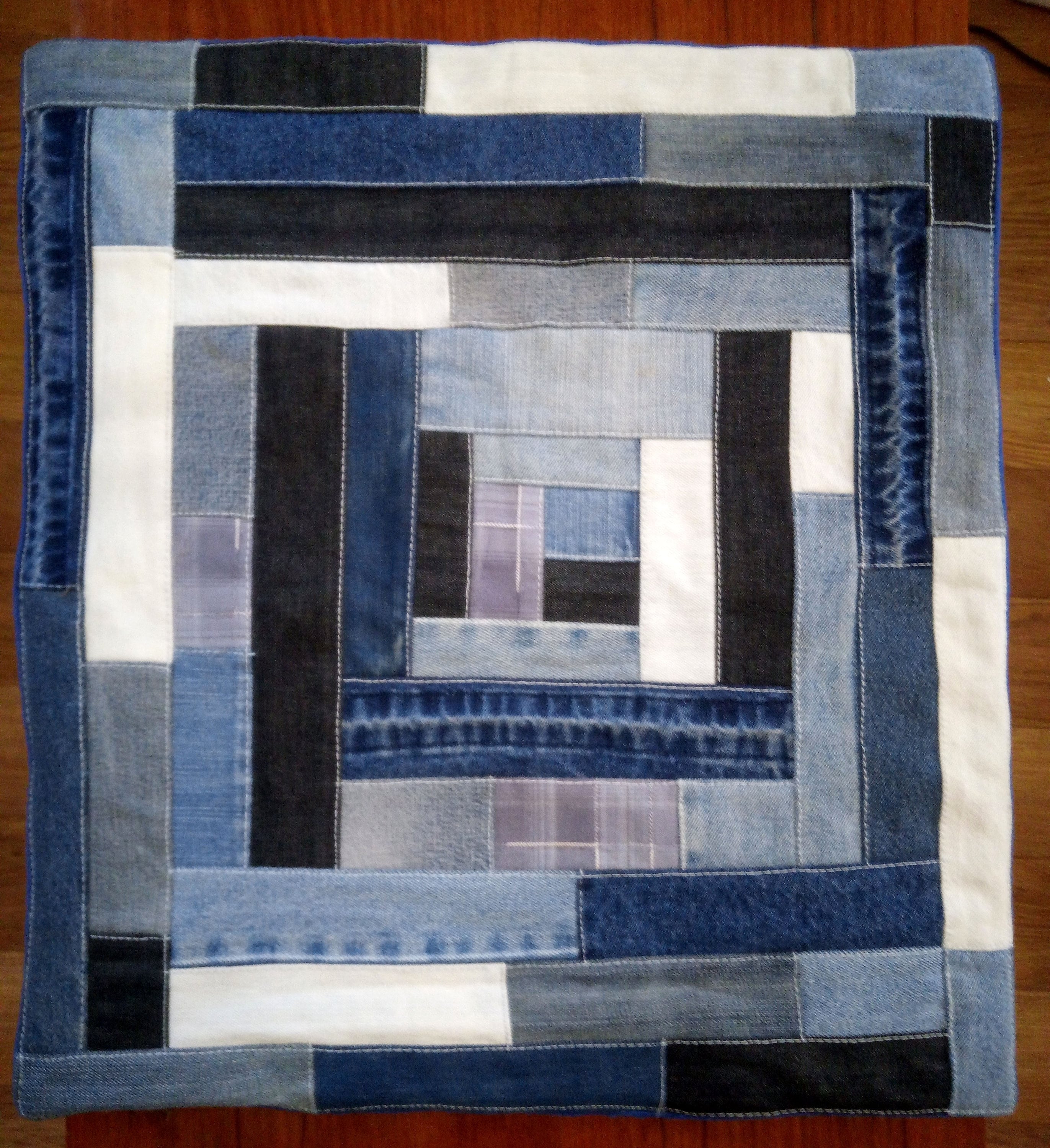 Patchwork Denim Cat Bed Recycled Jeans Mat for Small Dog - Etsy