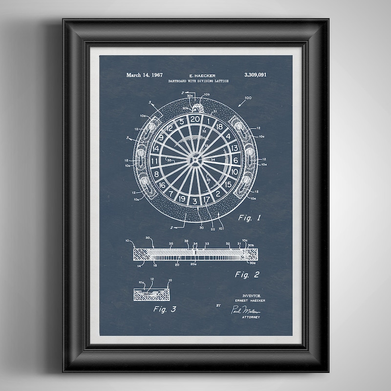 Vintage Dart Board - Etsy