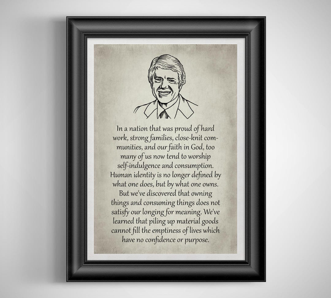 President Jimmy Carter Speech Quote Inspirational Poem United States ...