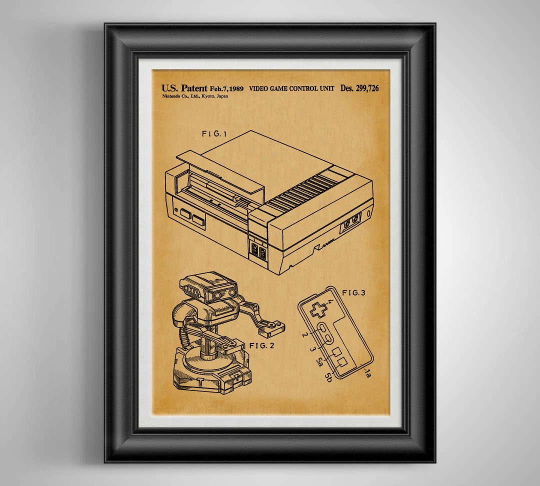 Gaming Poster Nintendo NES Video Game Art Nintendo Sign Gamer Couple ...