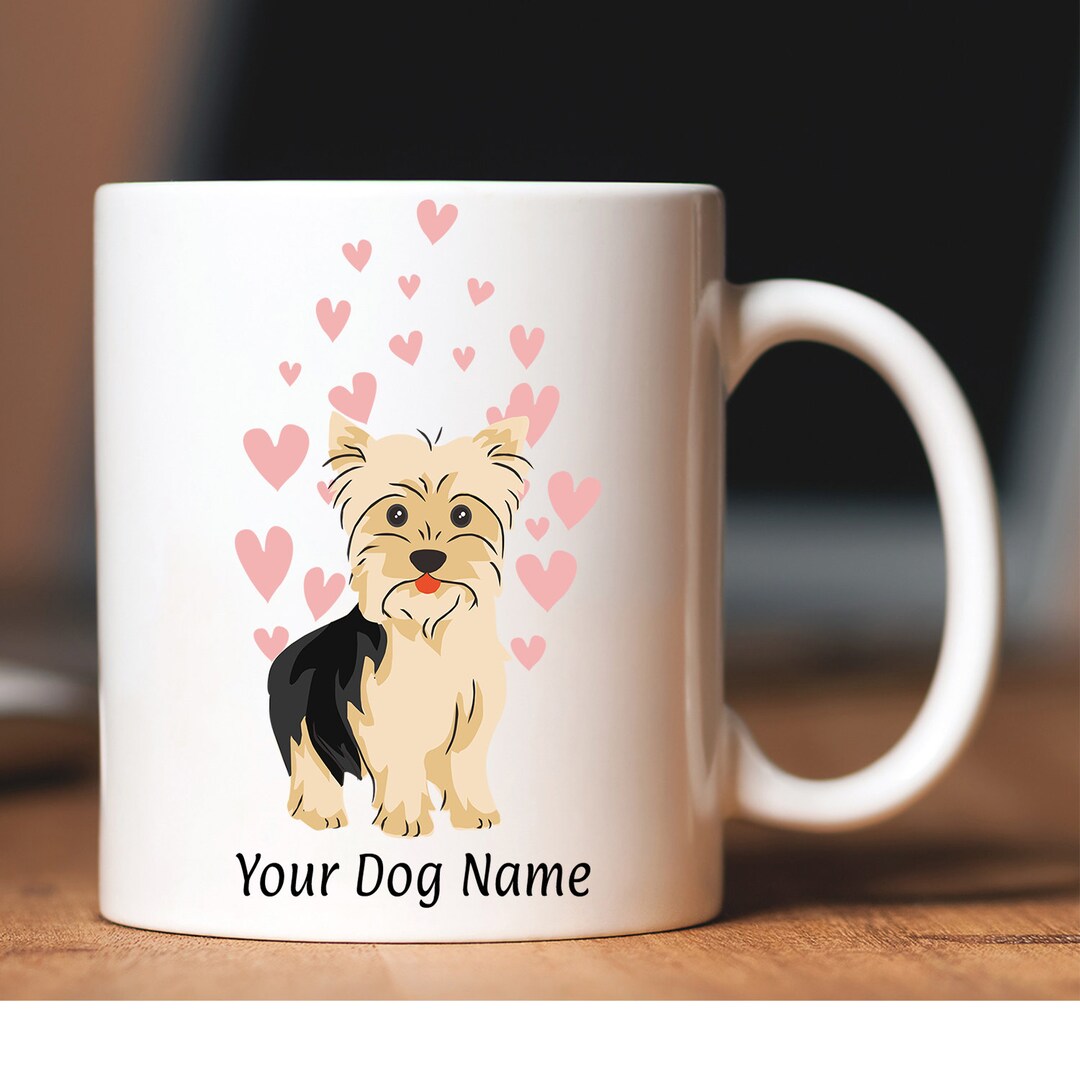 Yorkie Mug, Yorkie Custom Mug, Yorkie Personalized Mug, Yorkie Gift ...