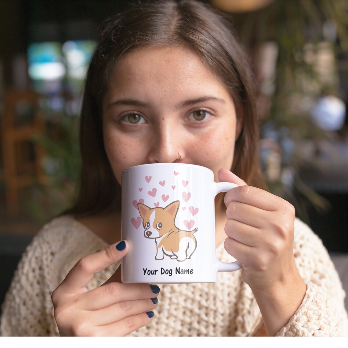 Corgi Custom Mug, Pembroke Welsh Corgi, Personalized Mug, Corgi Mug ...
