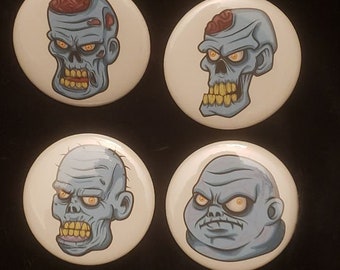 I Heart Zombies I Love Zombies Zombie Button Novelty Button - Etsy