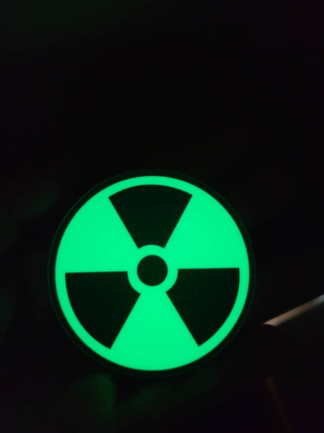 2.5 Inch Circle Glow in the Dark Radioactive Vinyl Sticker Decal A - Etsy