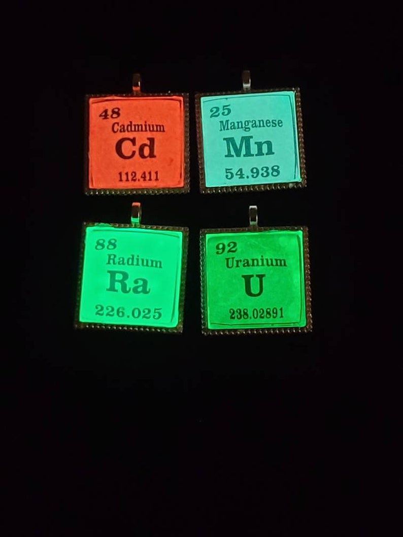 Non Radioactive Periodic Table Elements Uranium Radium Cadmium - Etsy