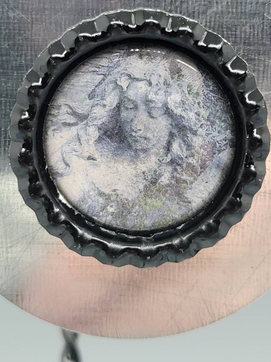 Needle Minder Goth Witch Creepy Viking Magnet Needle Holder Cross ...