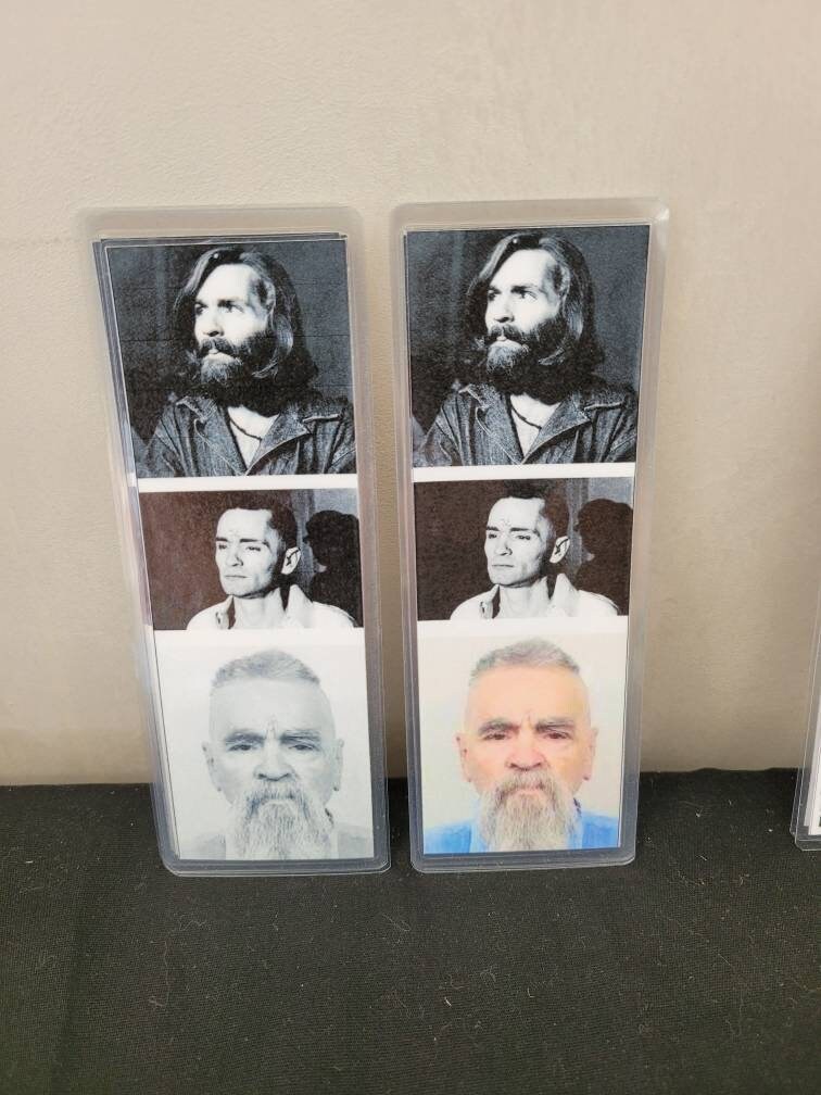 Serial Killer Bookmarks, Alieen, Bundy, Dahmer, Gacy, Gein, Manson ...