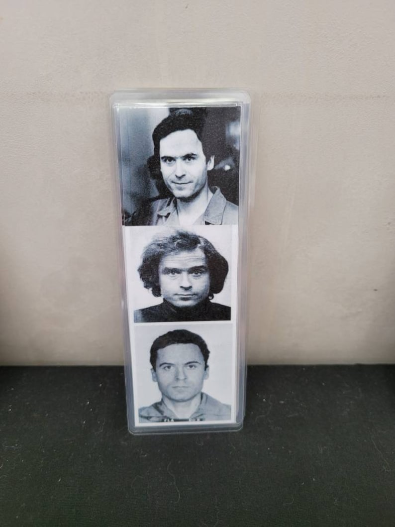 Serial Killer Bookmarks, Alieen, Bundy, Dahmer, Gacy, Gein, Manson ...