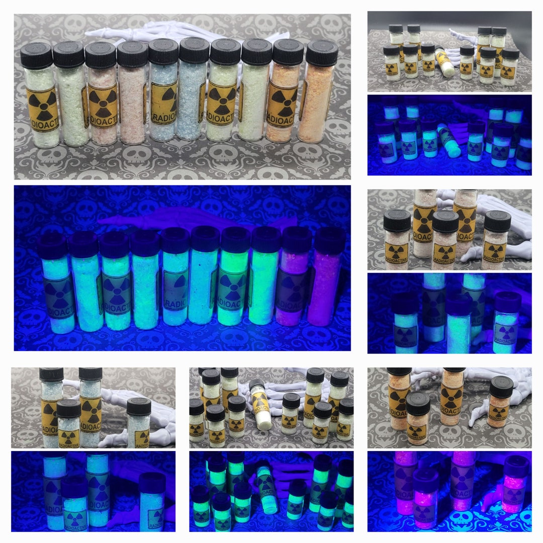 Uranium Cadmium Glass Dust Glass Vial for Resin Inlay - Etsy