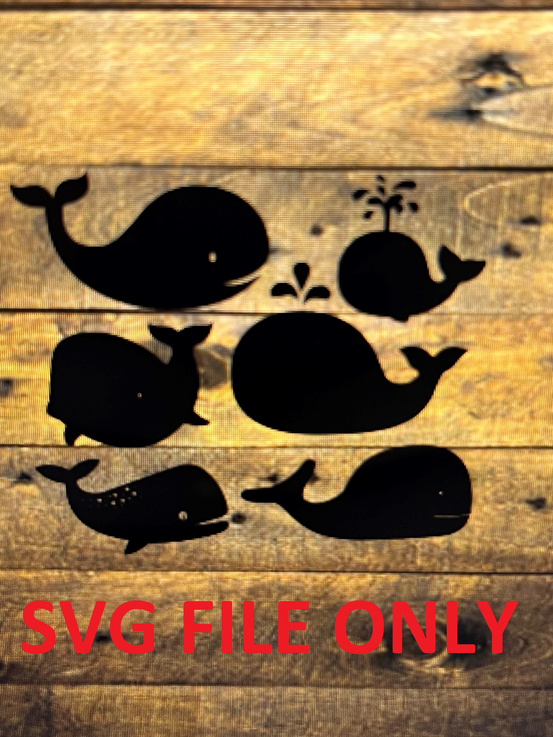 Whale SVG Bundle - Etsy