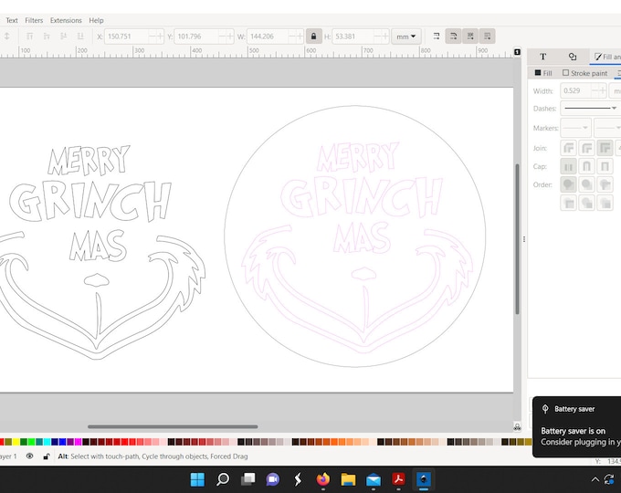 Grinch Welcome Sign Cnc, Laser and Cricut Digital Cut File DXF, SVG ...