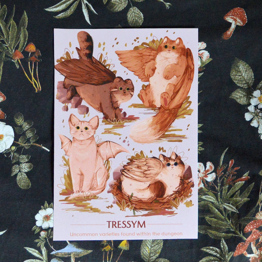 Tressyms - Dungeons & Dragons A5 A4 Print - Dnd Gifts, Dnd Poster ...