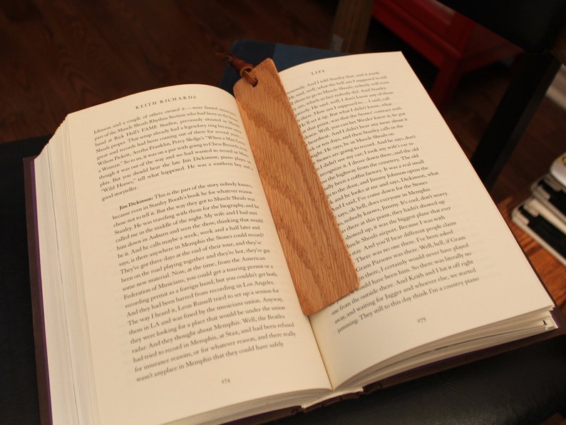 Oak Bookmarks Wooden Bookmark Book Accessories SET OF - Etsy