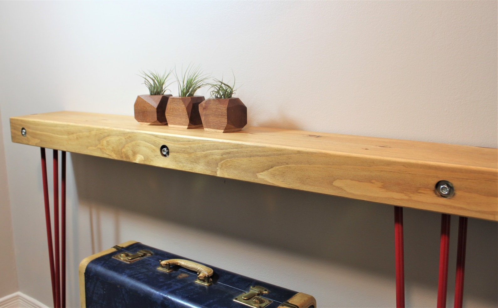 Narrow Console Table Narrow Hallway Table With Hairpin Legs - Etsy Canada
