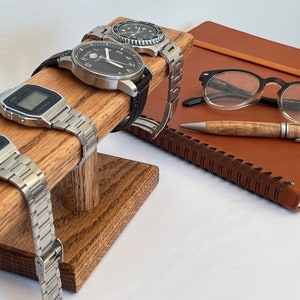 Oak Watch Display Stand, Watch Storage, Retail Store Fixtures, Watch ...