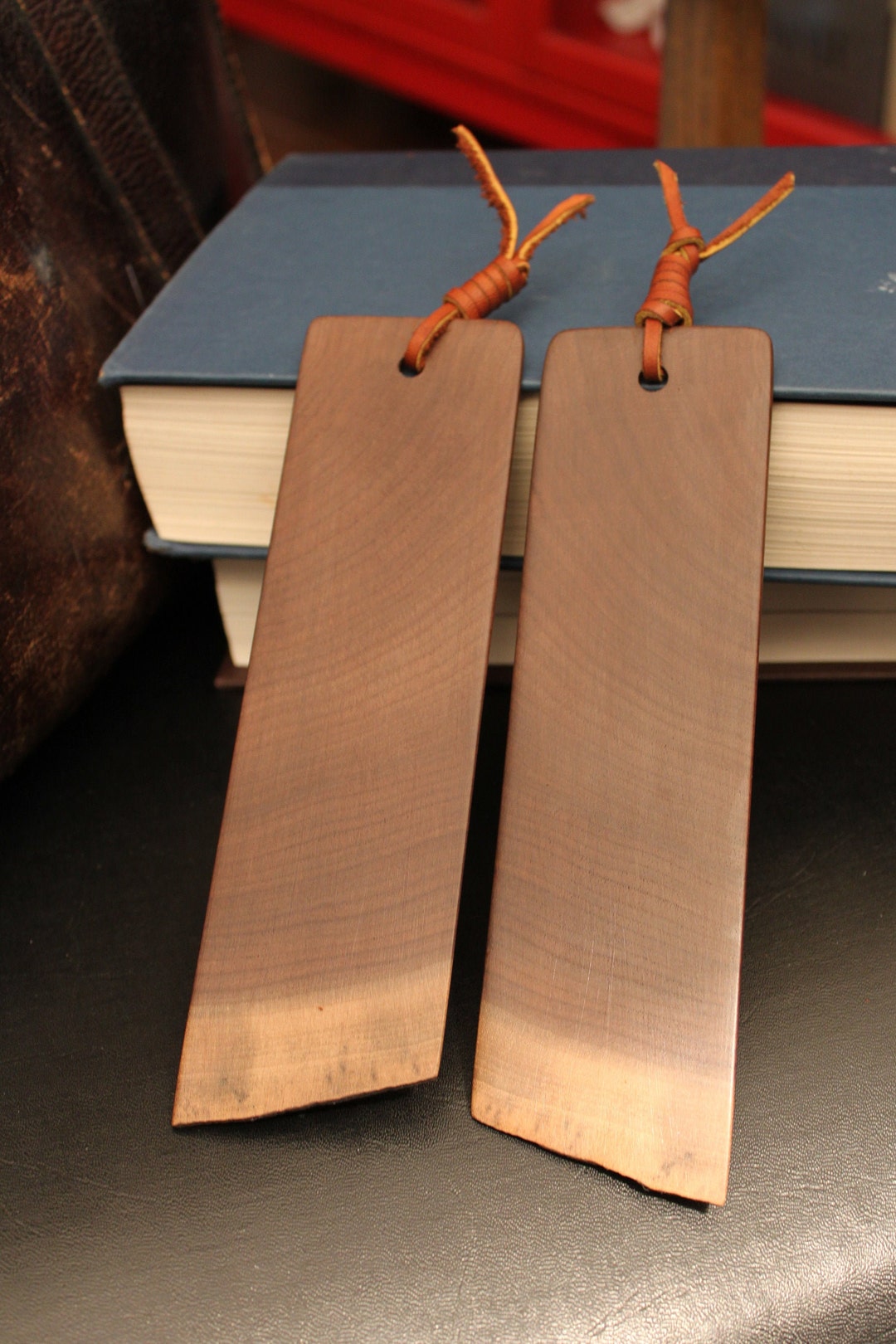 Walnut Live Edge Bookmarks, Wooden Bookmark, Book Accessories *SET OF ...