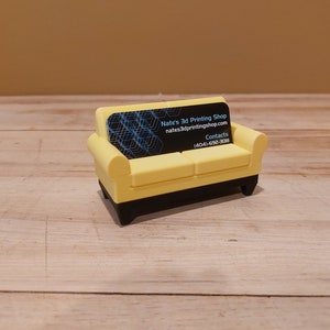 Couch/sofa Business Card Holder Custom Colors, 3d Printed - Etsy