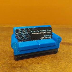 Couch/sofa Business Card Holder! Custom Colors, 3d Printed! - Etsy