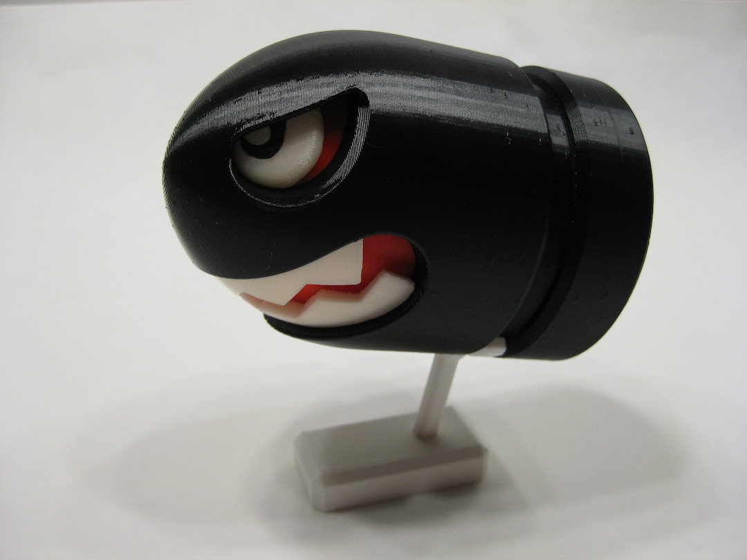3d Printed Bullet Bill With Stand Also Doubles as a Hidden Container - Etsy
