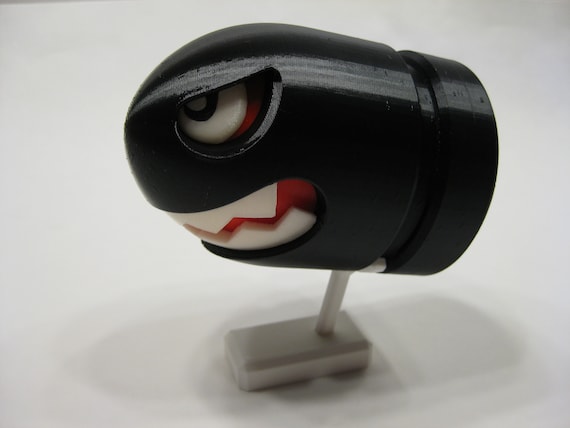 3d Printed Bullet Bill With Stand Also Doubles as a Hidden - Etsy