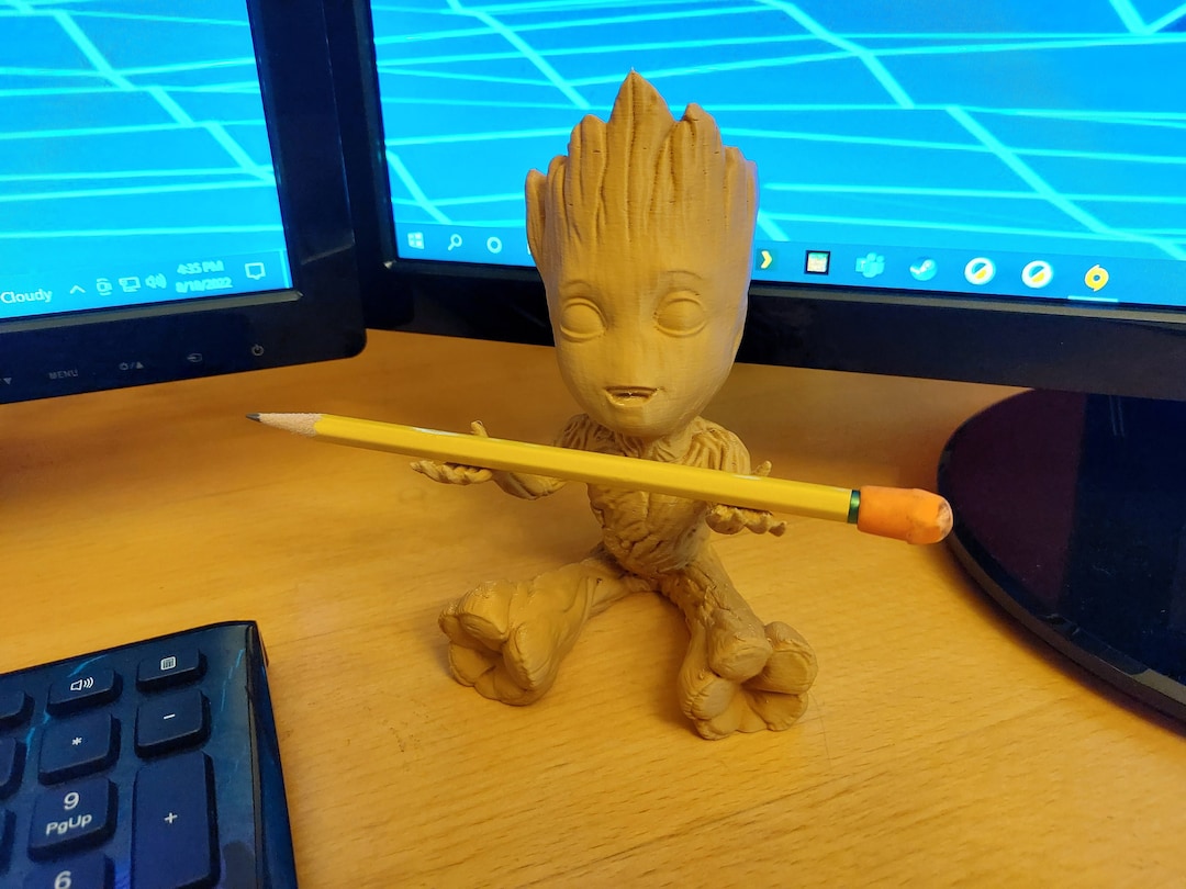 Baby Groot Pencil/pen Holder - 3D Printed! - Etsy