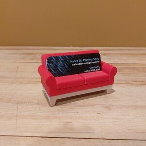 Couch/sofa Business Card Holder! Custom Colors, 3d Printed! - Etsy