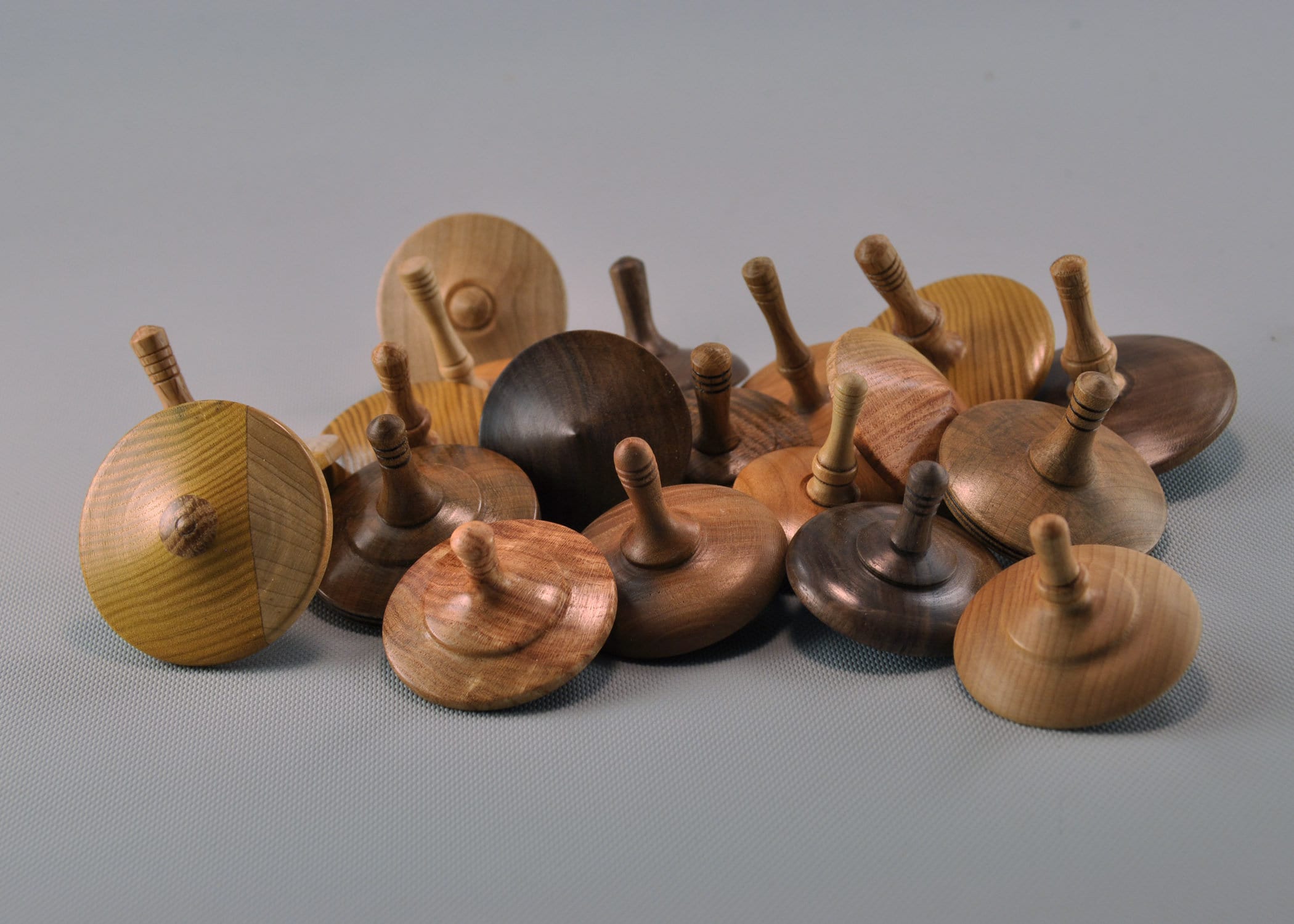 Spinning Tops Set of Three - Etsy