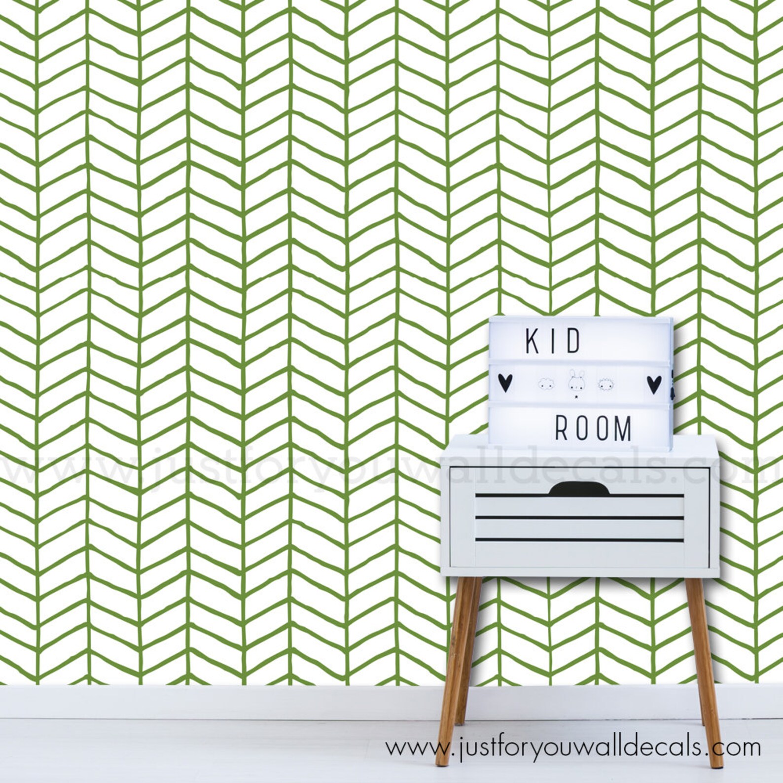 Chevron Wallpaper Pattern Wallpaper Removable Wallpaper | Etsy