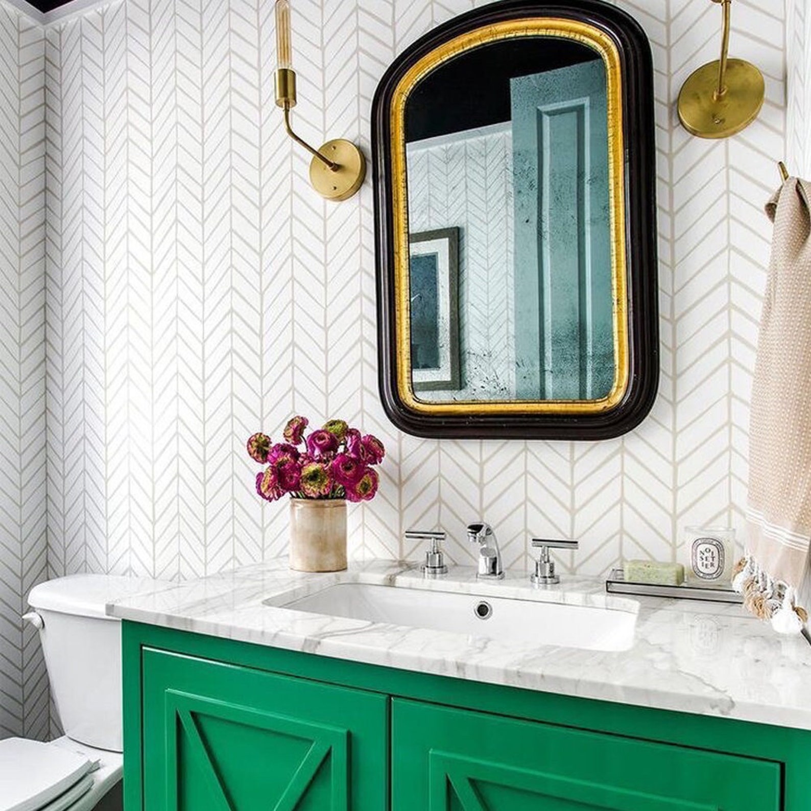 Chevron Wallpaper Pattern Wallpaper Removable Wallpaper - Etsy