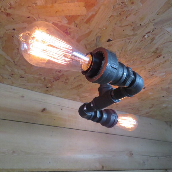 Industrial Pipe Lighting - Etsy