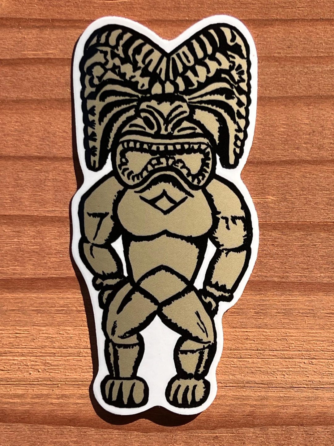 Ku, God of War Vinyl Sticker 4-1/4h X 2w - Etsy