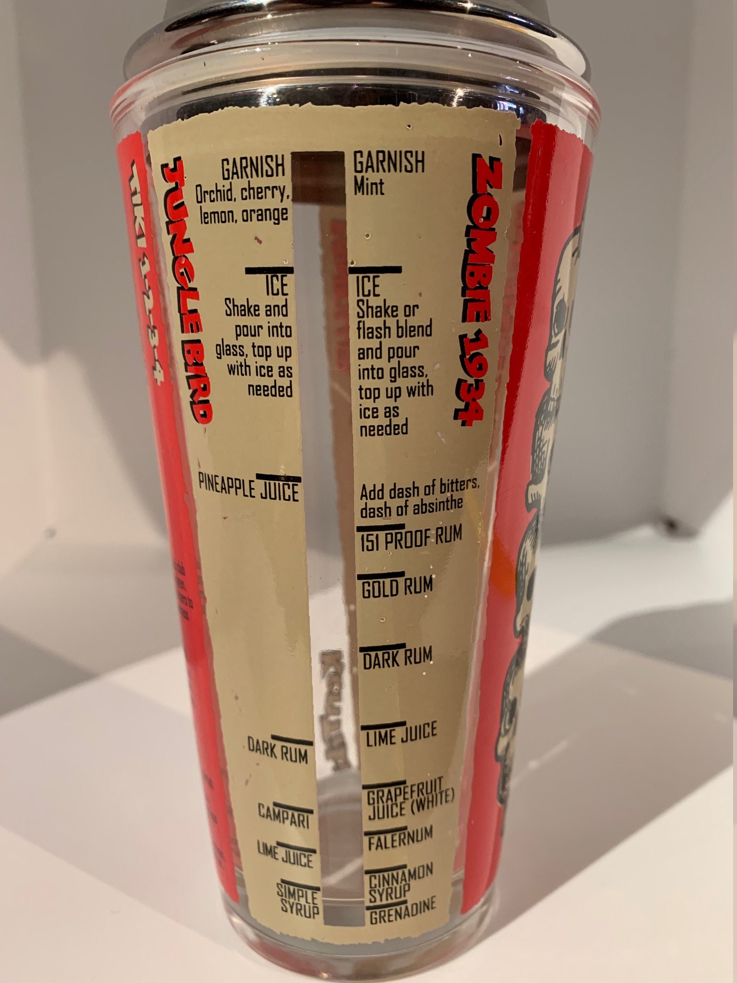 Headhunter Skulls tiki cocktail shaker - Shaking Things Up!