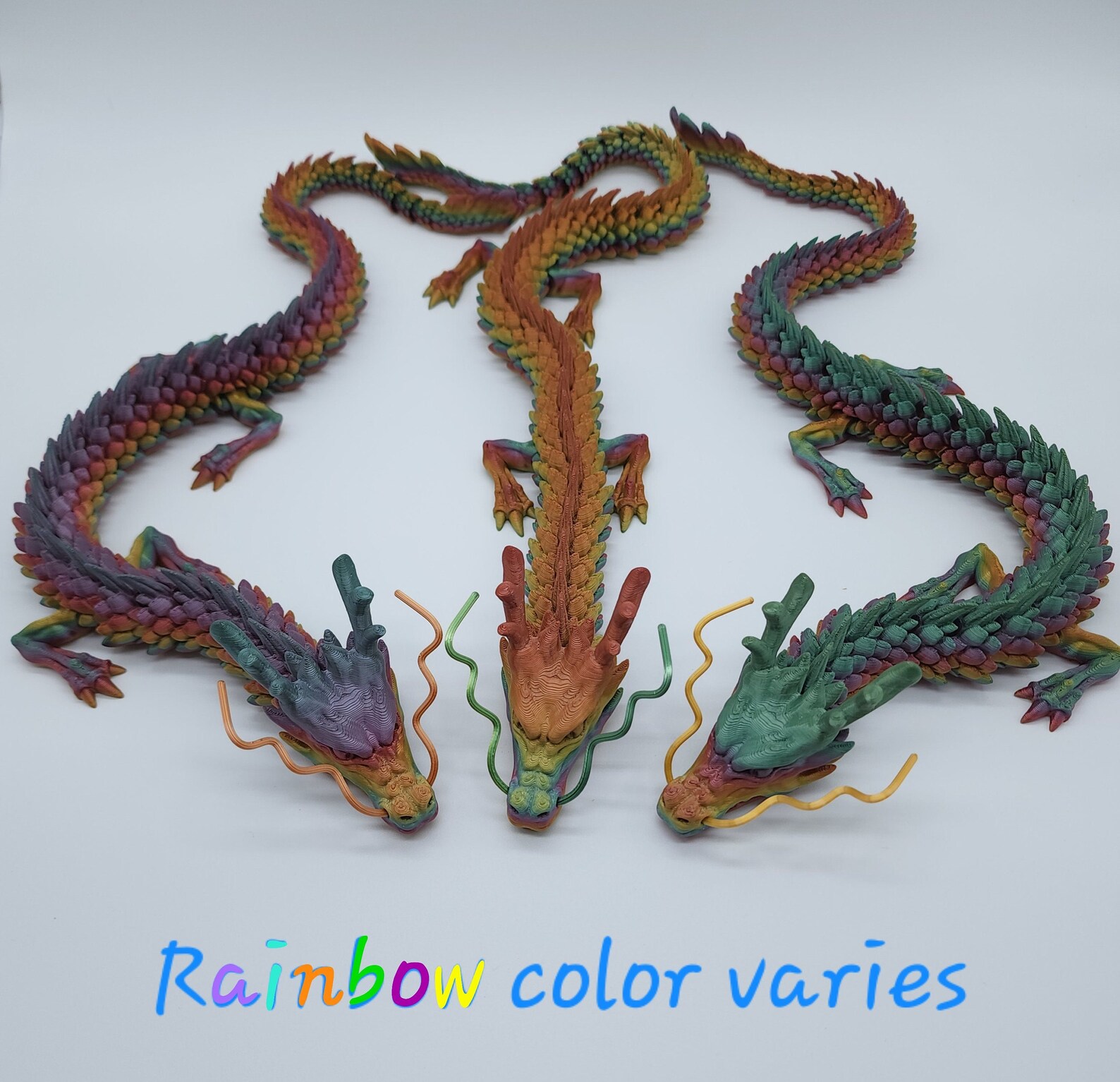 Articulated 3D Printed Dragon Flexi Dragon Fidget Toy - Etsy