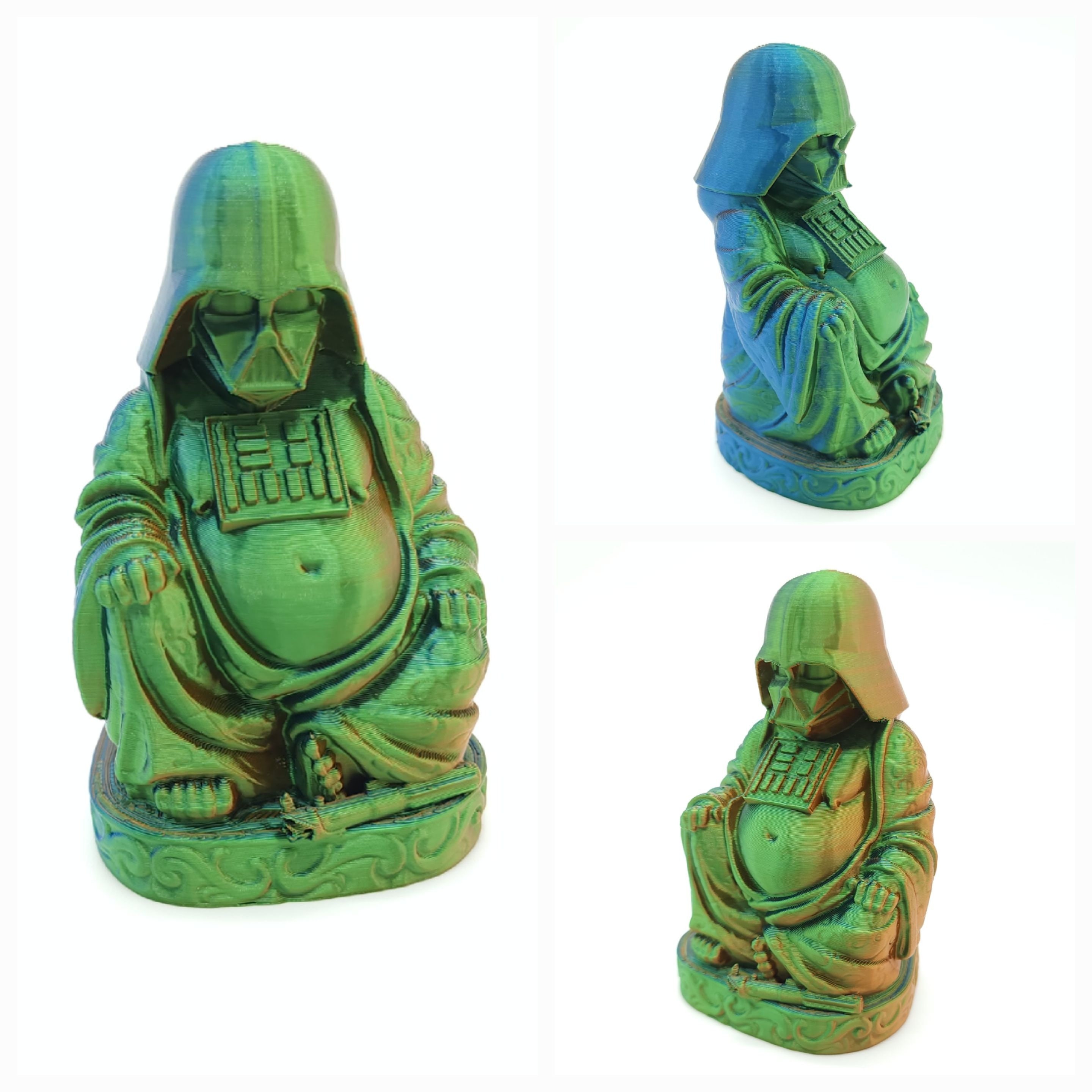 Darth Vader Buddha Star Wars 3D Printed Figurine - Etsy