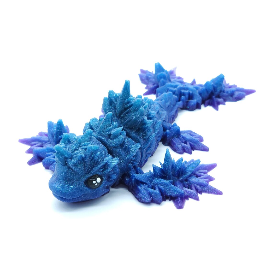 Frostphin, 3D Printed Articulated Snowflake Dolphin - Etsy