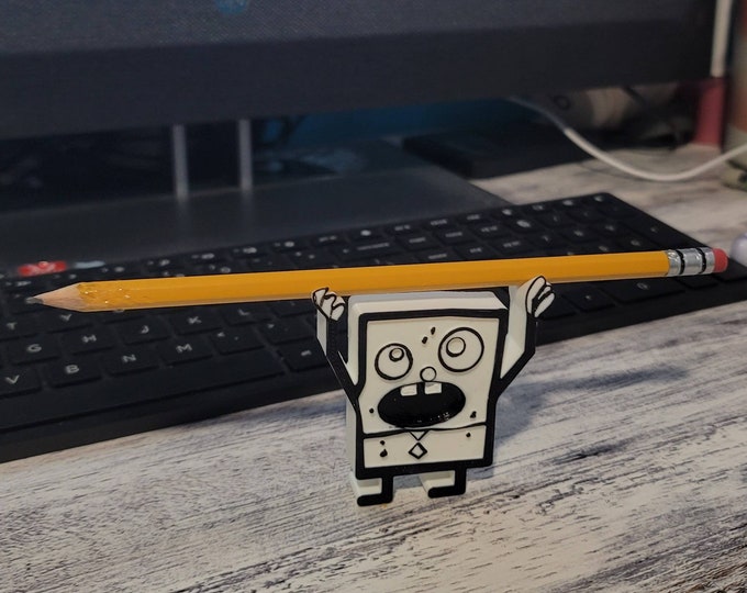 Doodlebob Pencil Holder Spongebob 3D Printed Pencil Holder - Etsy