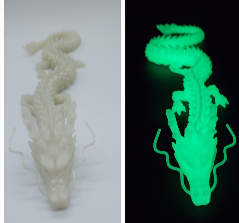 Articulated 3D Printed Dragon Flexi Dragon Fidget Toy - Etsy